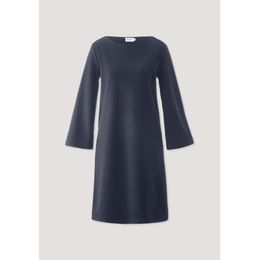 hessnatur Jersey Kleid Mini in marine | Gr.: 36