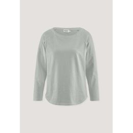 hessnatur Longsleeve Relaxed in nebelgrau | Gr.: 42