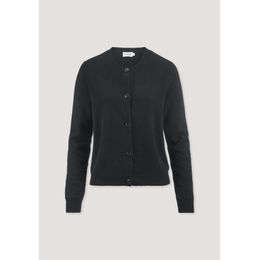 hessnatur Strickjacke in schwarz | Gr.: XXL
