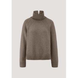 hessnatur Strick Pullover in camel | Gr.: XXL