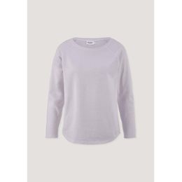 hessnatur Longsleeve Relaxed in pastell lavendel | Gr.: 46