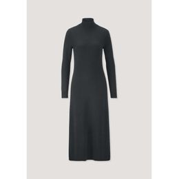 hessnatur Strick Kleid in schwarz | Gr.: S
