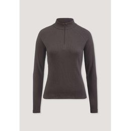 hessnatur Longsleeve in dunkles mauve | Gr.: 40