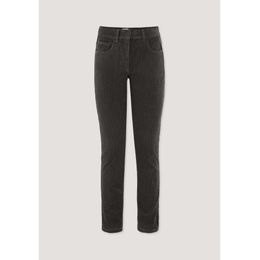 hessnatur Hose Cord Slim Leg in tannengr&uuml;n | Gr.: 46