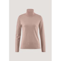 hessnatur Strick Rollkragen Pullover in ros&eacute; | Gr.: XL