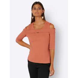 CR&Eacute;ATION L creation L Shirt in papaya | Gr.: 52