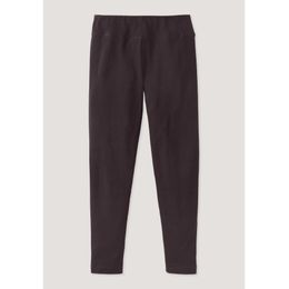 hessnatur Leggings in schwarzbeere | Gr.: 134/140