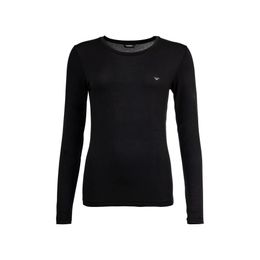 Emporio Armani Longsleeve 1er Pack in Schwarz | Gr.: M
