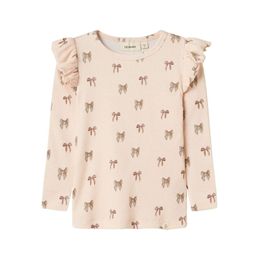 name it Oberteil mit langen &Auml;rmeln in Silver Peony | Gr.: 116