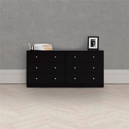 Home Affaire Sideboard »May, Aufbewahrung, Schubkastenkommode, Stauraum, Scandi-stil« Mit 6 Schubladen, Knopfgriffen, mehrere farben, T: 30 x B:...