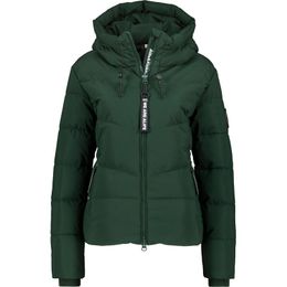 alife and kickin ALIFE & KICKIN Winterjacke »Damen MicaelaAK A« Kurze warme Jacke mit gefütterten Reißverschlusstaschen und Kapuze dark forest XL XL Kurz, knackig,...