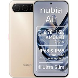 NUBIA Smartphone »Air 256GB« Titanium Desert Titanium Desert 5G, LTE, NFC, WLAN, Bluetooth