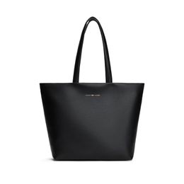 Tommy Hilfiger Tragetasche »TH LOGOTAPE TOTE«, Damen Shopper, Umhängetasche mit Logoschriftzug schwarz