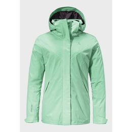 Sch&ouml;ffel SCH&Ouml;FFEL Doppeljacke &raquo;Hiking 3in1 Jacket Style Tamina WMS&laquo; mit Kapuze 6305 - gr&uuml;n 42 42 Wasserdicht & atmungsaktiv dank 2-Lagen VENTURI Membrane
