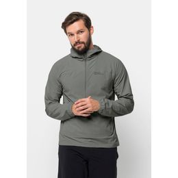 Jack Wolfskin Outdoorjacke &raquo;PRELIGHT OVERHEAD M&laquo; mit Kapuze gecko-green L (52) L (52) Softshelljacke mit Kapuze