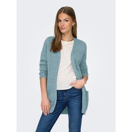 Only Strickjacke &raquo;ONLLESLY L/S OPEN CARDIGAN KNT NOOS&laquo; Arona Detail:W. MELANGE L L Langer Cardigan von Only