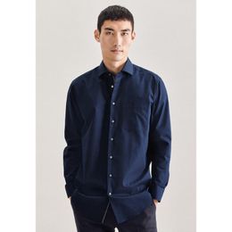 Seidensticker Businesshemd »Schwarze Rose« Regular 1/1 Kentkragen dunkelblau M39 - normale Ärmellängen normale Ärmellängen M39 Passform: Regular