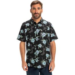 Quiksilver Kurzarmhemd »Apero Classic« Black Backyards M - US-Größen US-Größen M Stoff: Leinwandgewebe aus Baumwolle