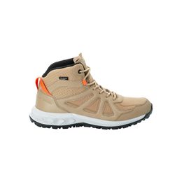 Jack Wolfskin Wanderstiefel »WOODLAND 2 TEXAPORE MID W« sandstone UK3-EU355 UK3-EU355 Sehr weiche und leichte Wandersohle, komfortabel