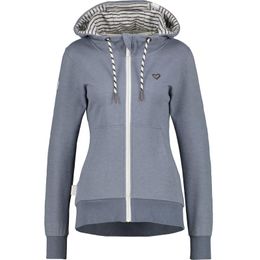 ALIFE & KICKIN Sweatshirt &raquo;Damen JessyAK&laquo; steelblue XXL XXL Dein Wohlf&uuml;hlteil f&uuml;r jeden Tag - die Kapuzensweatjacke JessyAK A von alife and kickin