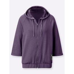 WITT Damen Shirtjacke mit Kapuze, feige, Gr&ouml;&szlig;e 44