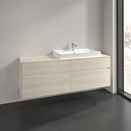 Villeroy & Boch Villeroy und Boch Collaro Waschtischunterschrank C02700AA 160x54,8x50cm, Waschtisch rechts, white oak