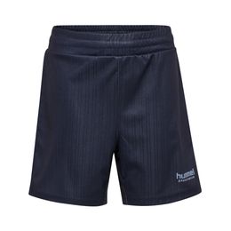 Hummel Sportshorts Jungen Gr&ouml;&szlig;e 104 marine / hellblau / wei&szlig;