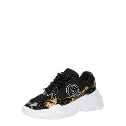 Versace Jeans Couture Sneaker Damen Gr&ouml;&szlig;e 41 braun / dunkelgelb / schwarz / wei&szlig;