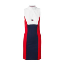 Tommy Jeans Kleid Damen Größe 52 navy / rot / weiß Winterkleid