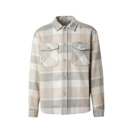 DAN FOX APPAREL Jacke 'Johann' Herren Größe XXL beige / grau / offwhite