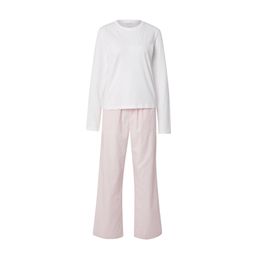 Calvin Klein Underwear Pyjama Damen Gr&ouml;&szlig;e S rosa / wei&szlig; Winterkleid