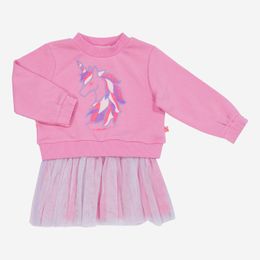 Billieblush Rosafarbenes Kleid mit Einhornmotiv