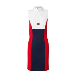 Tommy Jeans Kleid Damen Gr&ouml;&szlig;e 38 navy / rot / wei&szlig; Winterkleid