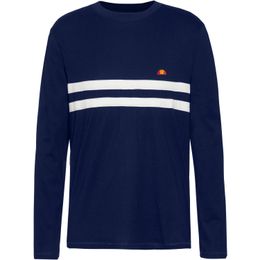 Ellesse Rimini Langarmshirt Herren - blau - Gr. S - Baumwolle