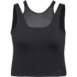 Nike One Funktionstank Damen - schwarz - Gr. XL - Polyester/Elastan