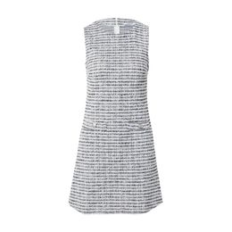 ABOUT YOU Kleid 'Leyla' Damen Gr&ouml;&szlig;e 38 grau / silber / wei&szlig; Sommerkleid