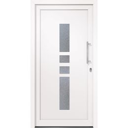 Roro Kunststoffhaust&uuml;r 'Boston' wei&szlig; 1000 x 2100 mm DIN R