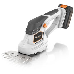 Brandson Akku-Grasschere 2in1 mit Grasmesser und Strauchmesser, inkl. Akku und Ladeger&auml;t, bis 1,3 m Arbeitsh&ouml;he, Garten Strauchschere, Elektrogartenschere f&uuml;r Rasen, Str&auml;ucher