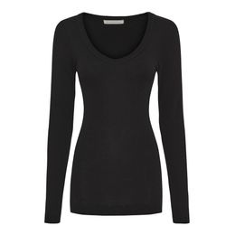 Seamless Basic Shirt Damen Gr&ouml;&szlig;e L/XL schwarz