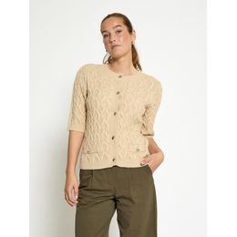 Minus Strickjacke 'Filucca' Damen Gr&ouml;&szlig;e L beige