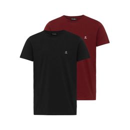 Cool Hill Shirt Herren Gr&ouml;&szlig;e XXL rot / schwarz / wei&szlig;
