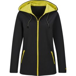 feel good Damen Jacke, schwarz, Gr&ouml;&szlig;e 44/46
