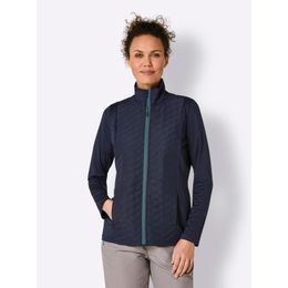 Catamaran Sports Damen Funktionsjacke mit elastischen &Auml;rmeln, marine-topas, Gr&ouml;&szlig;e 46