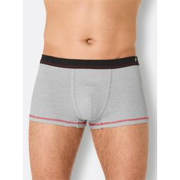 w&auml;schepur men Herren Pants, grau-meliert + anthrazit-meliert + schwarz-bedruckt, Gr&ouml;&szlig;e 6