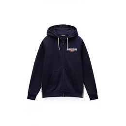 Napapijri Zip-Up Hoodie 'B-Aylmer' male Blue size 3XL