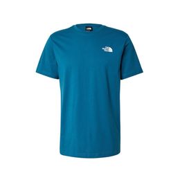 The North Face T-Shirt 'REDBOX' Herren Größe L marine / rot / naturweiß