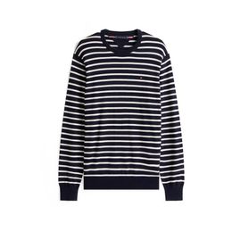 Tommy Hilfiger Pullover 'ESSENTIAL' Herren Gr&ouml;&szlig;e S marine / rot / wei&szlig;