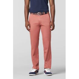 MEYER Herren Chinos "ROMA Art.1-5070", rot, Gr. 24, unifarben, 96% Baumwolle;4% Elasthan, Hosen, mit buntgewebtem Innenfutter
