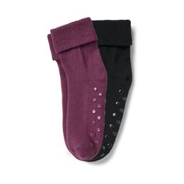 Tchibo - 2 Paar Stoppersocken - Damen - Gr. 35-38 - bordeaux
