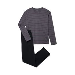 Tchibo - Pyjama-Set - Herren - Gr. XXL - bordeaux/gestreift